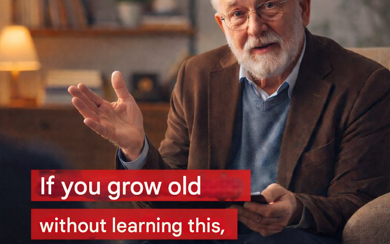 If you got old without learning this, old age will be very hard. - recipes